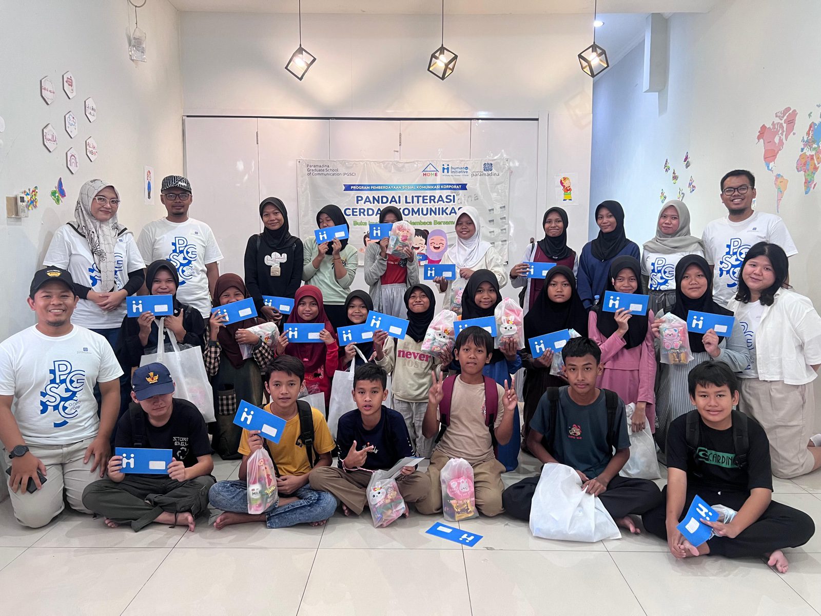 Mahasiswa Paramadina bersama Human Initiative Gelar Program