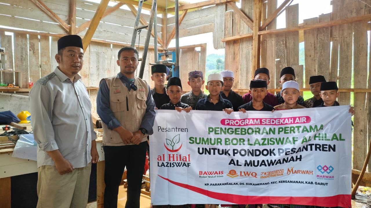Sumur Bor di Pondok Pesantren Al Muawanah Telah Dilaksanakan
