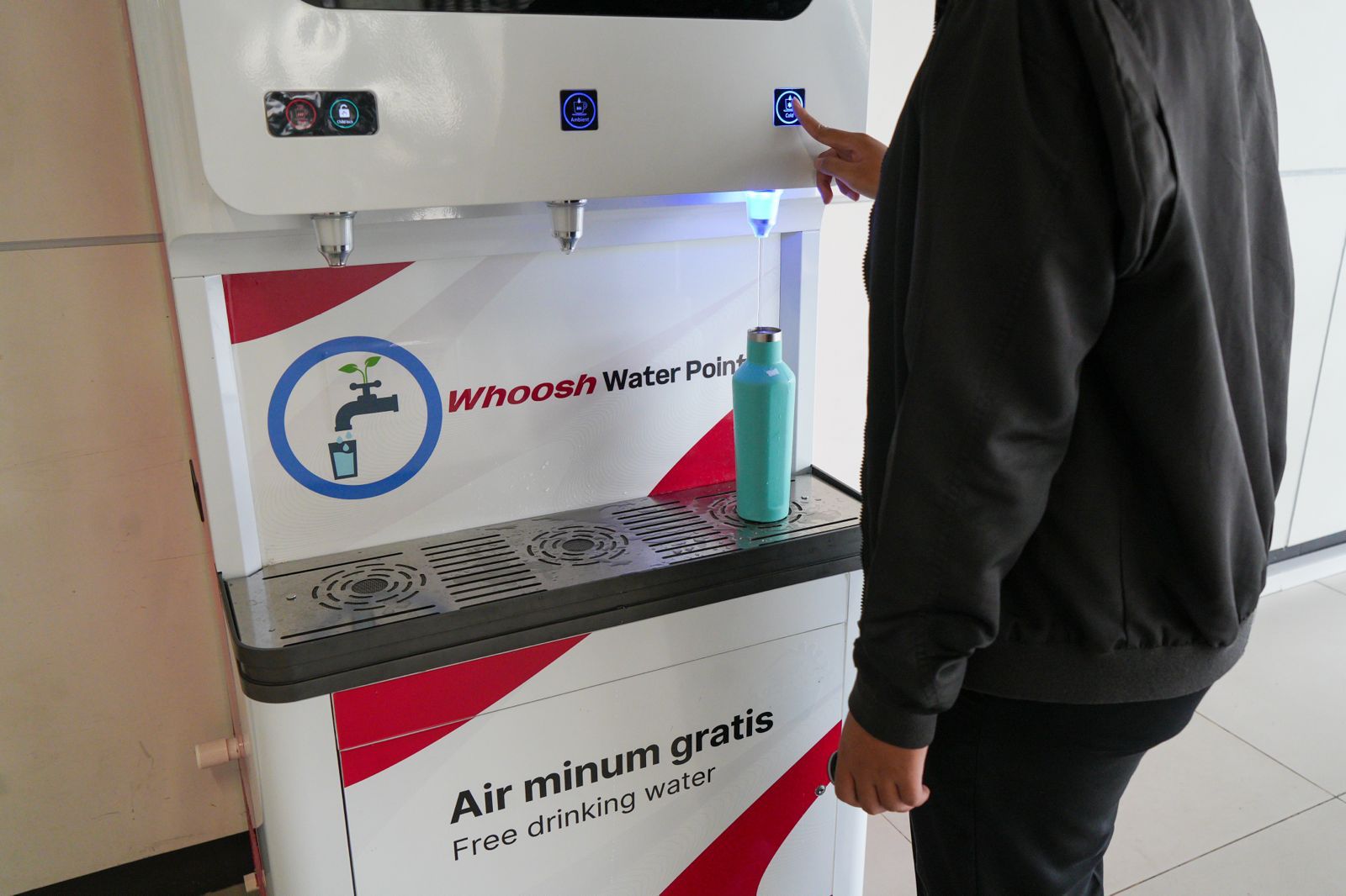 an, KCIC Hadirkan Water Station Gratis untuk Penumpang