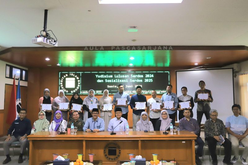 ertifikat Pendidik Serdos 2024 dan Gelar Sosialisasi Serdos 2025